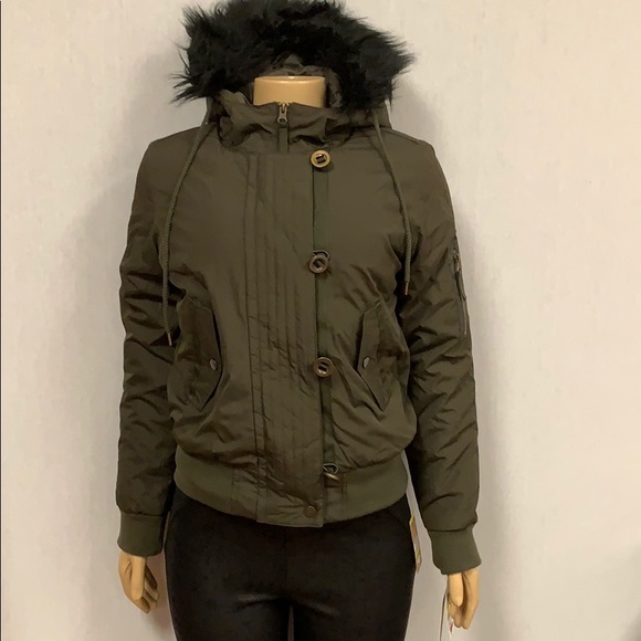 American Rag | Jackets & Coats | Nwts Jr American Rag Faux Fur Trim ...